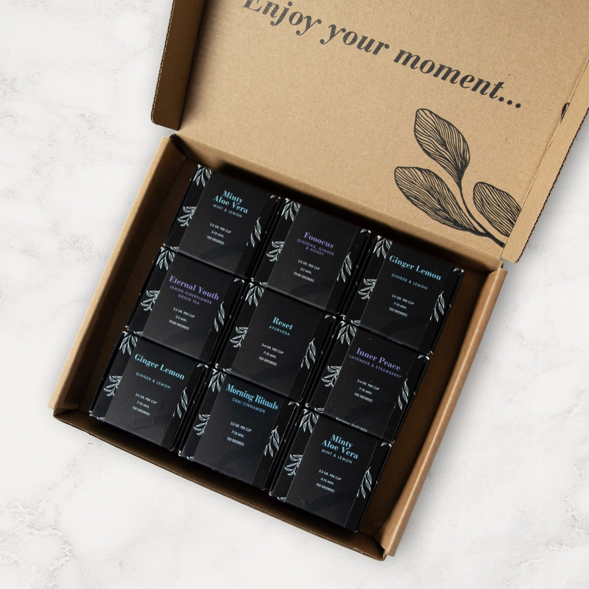 Theepakket brievenbus | Zen Tea Box | Eigen Logo | My-moments.nl – My ...