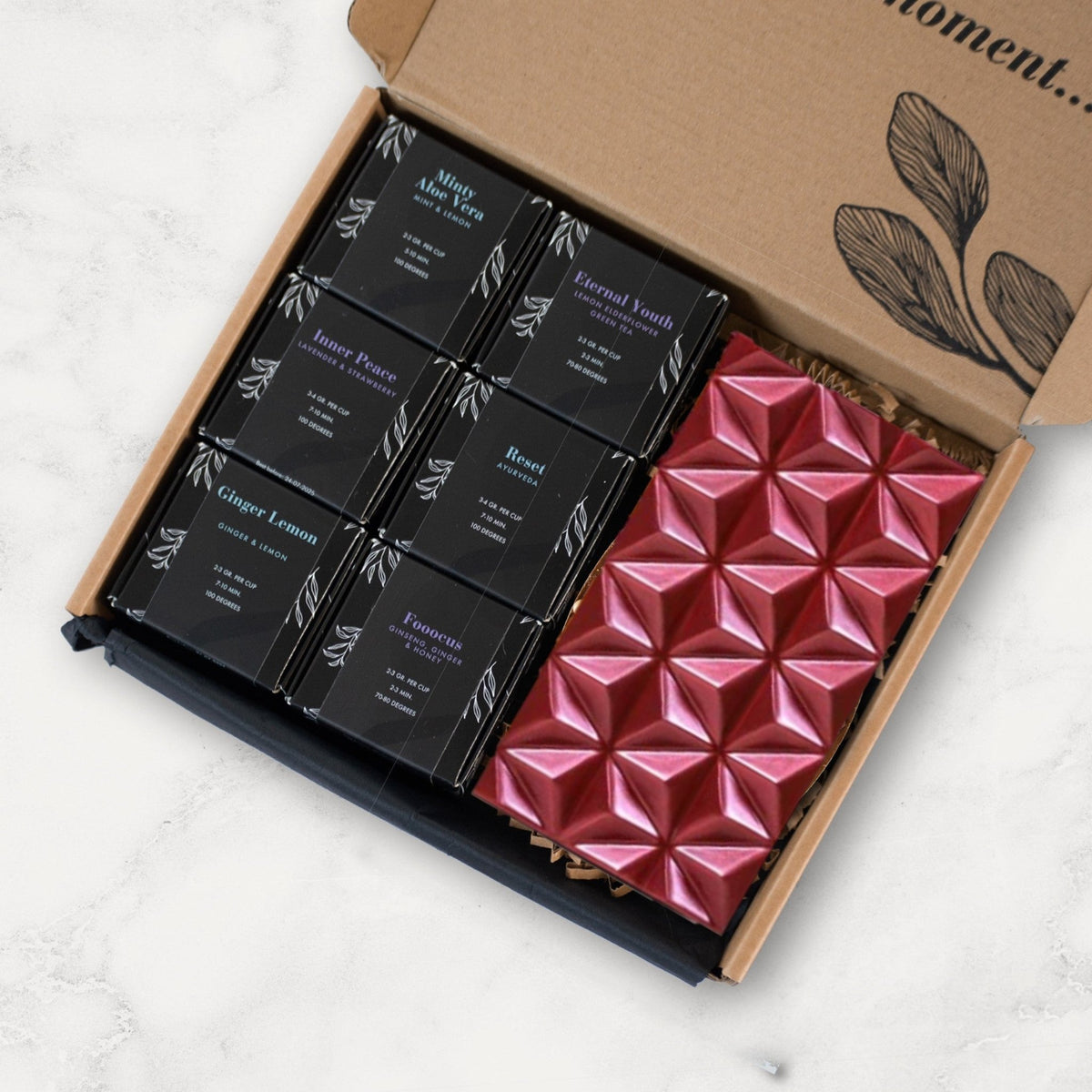 Theepakket brievenbus | Zen Tea & Chocolate Box | Eigen Logo – My ...